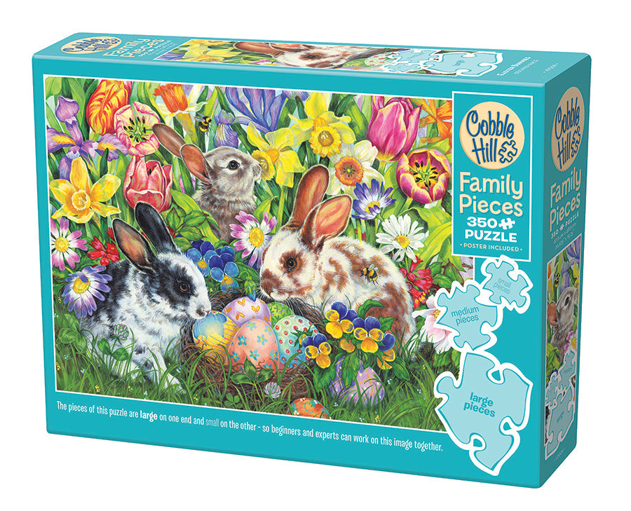 Easter Bunnies 350 (Family) Piece Jigsaw Puzzle by Cobble Hill