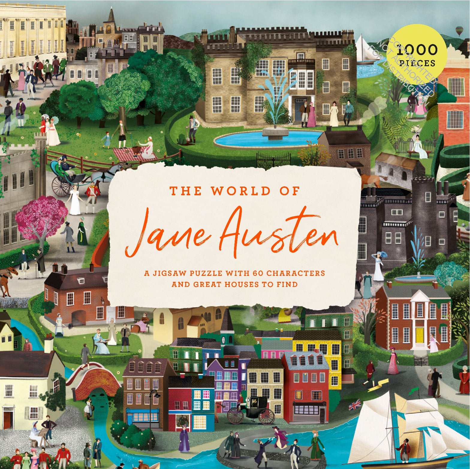 The World of Jane Austen 1000 Piece Jigsaw Puzzle