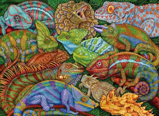 Riveting Reptiles 300 Piece Jigsaw Puzzle by Ravensburger