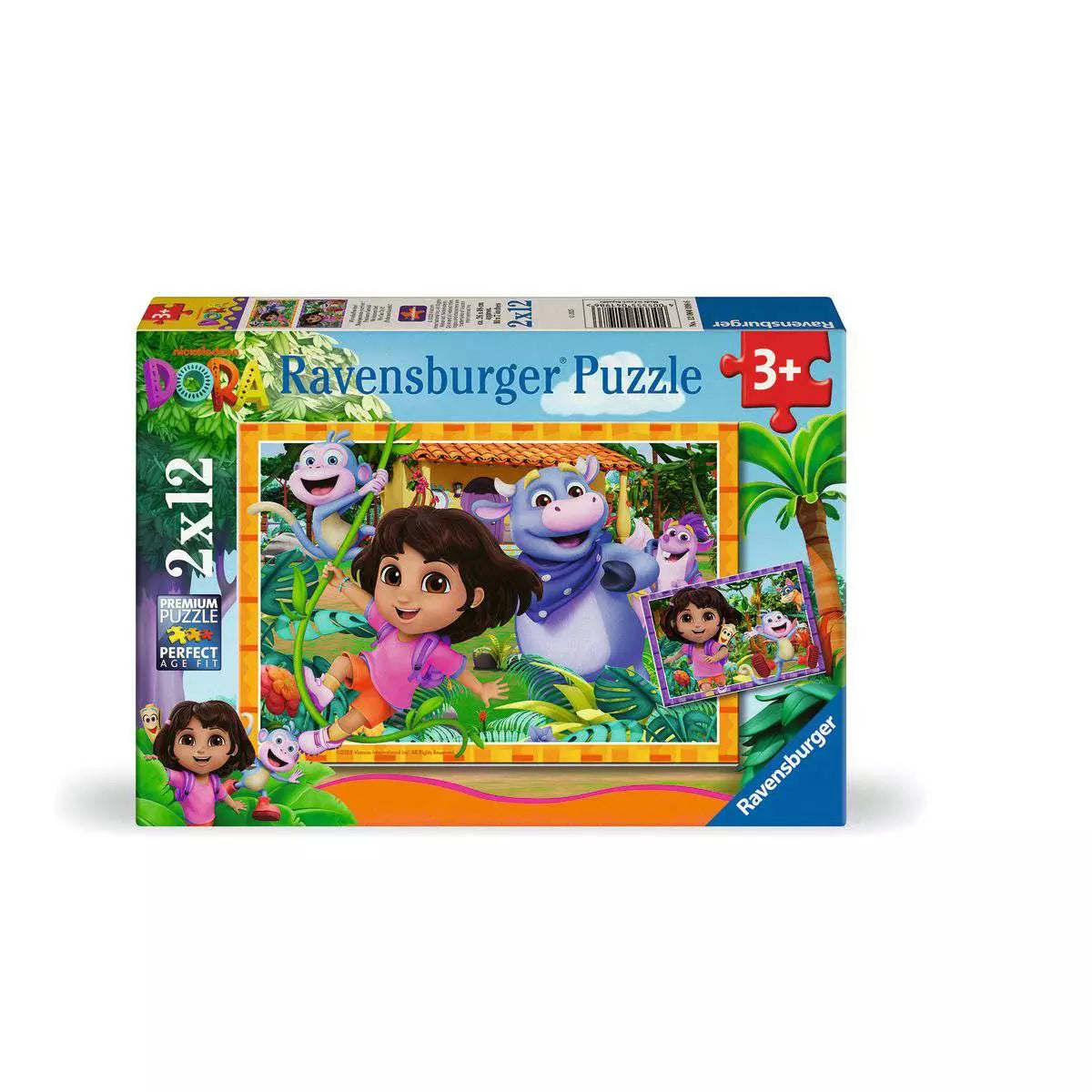 Dora the Explorer 2x12 Piece Jigsaw Puzzle by Ravensburger