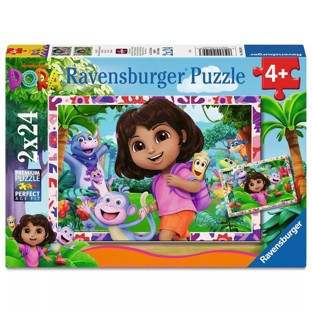 Dora the Explorer 2x24 Piece Jigsaw Puzzle by Ravensburger