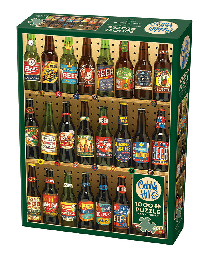 Beer Collection 1000 Piece Jigsaw Puzzle by Cobble Hill