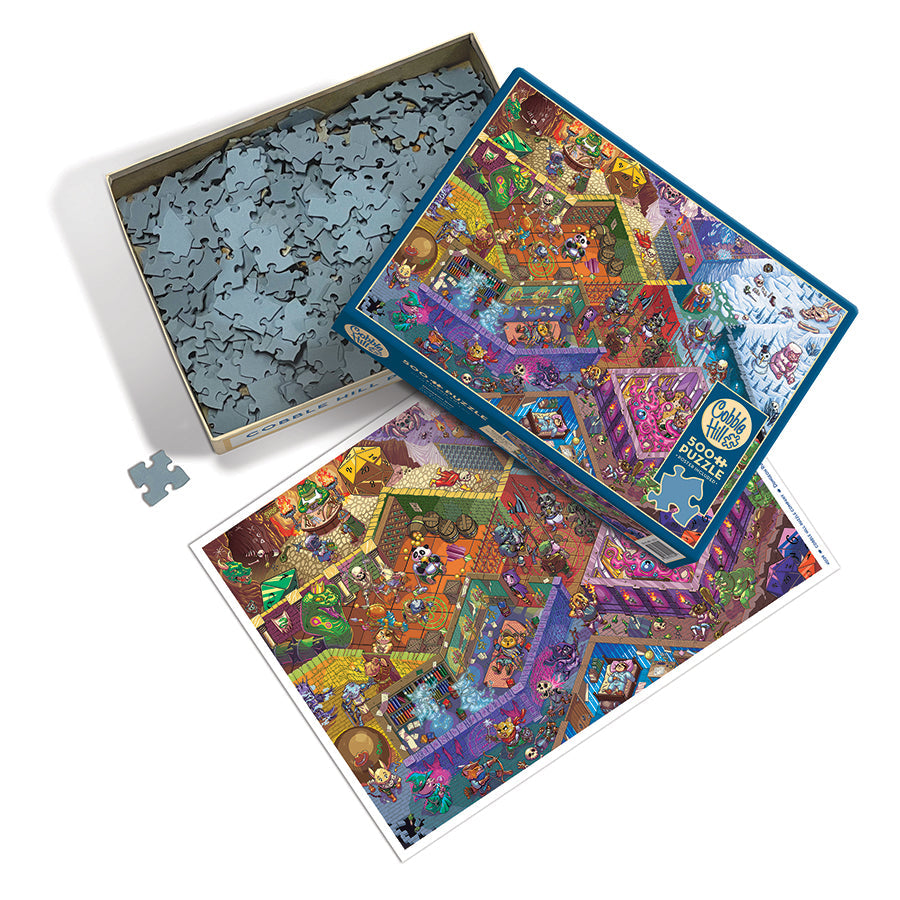 Dungeon Run 500 Piece Jigsaw Puzzle by Cobble Hill
