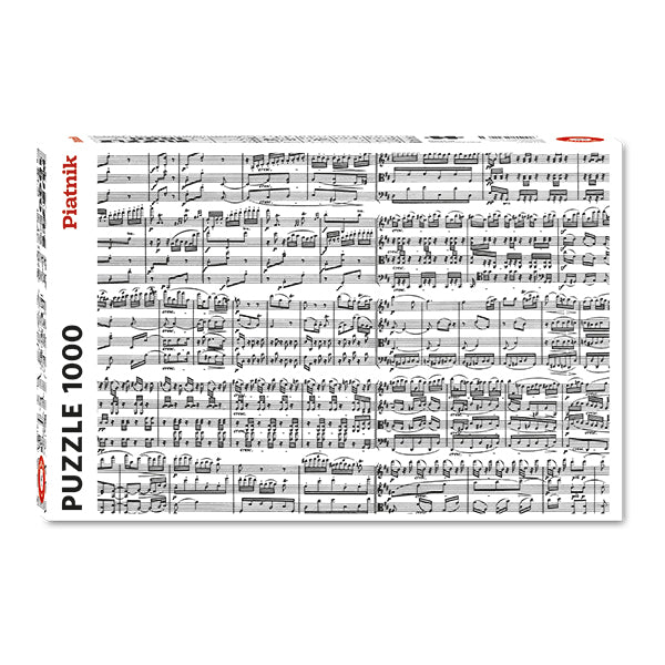 Music Notes 1000 Piece Jigsaw Puzzle by Piatnik