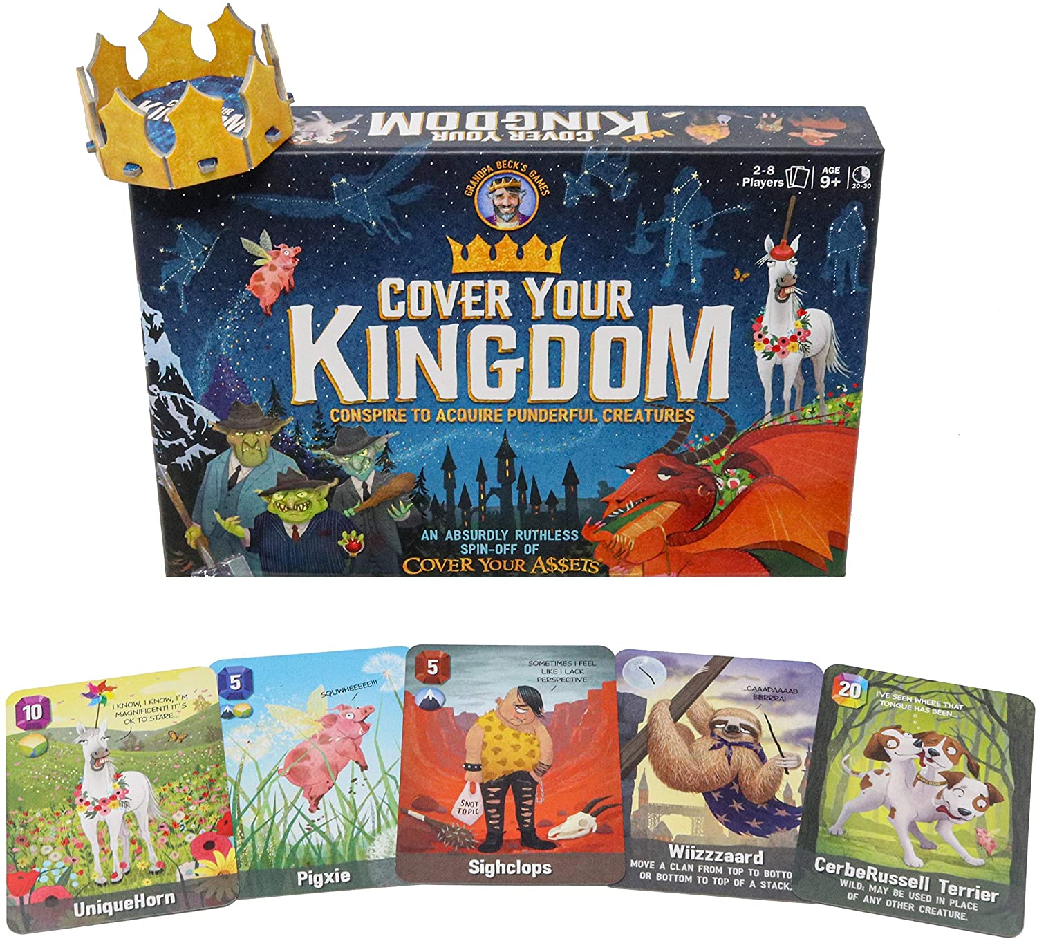 Cover Your Kingdom Board Game