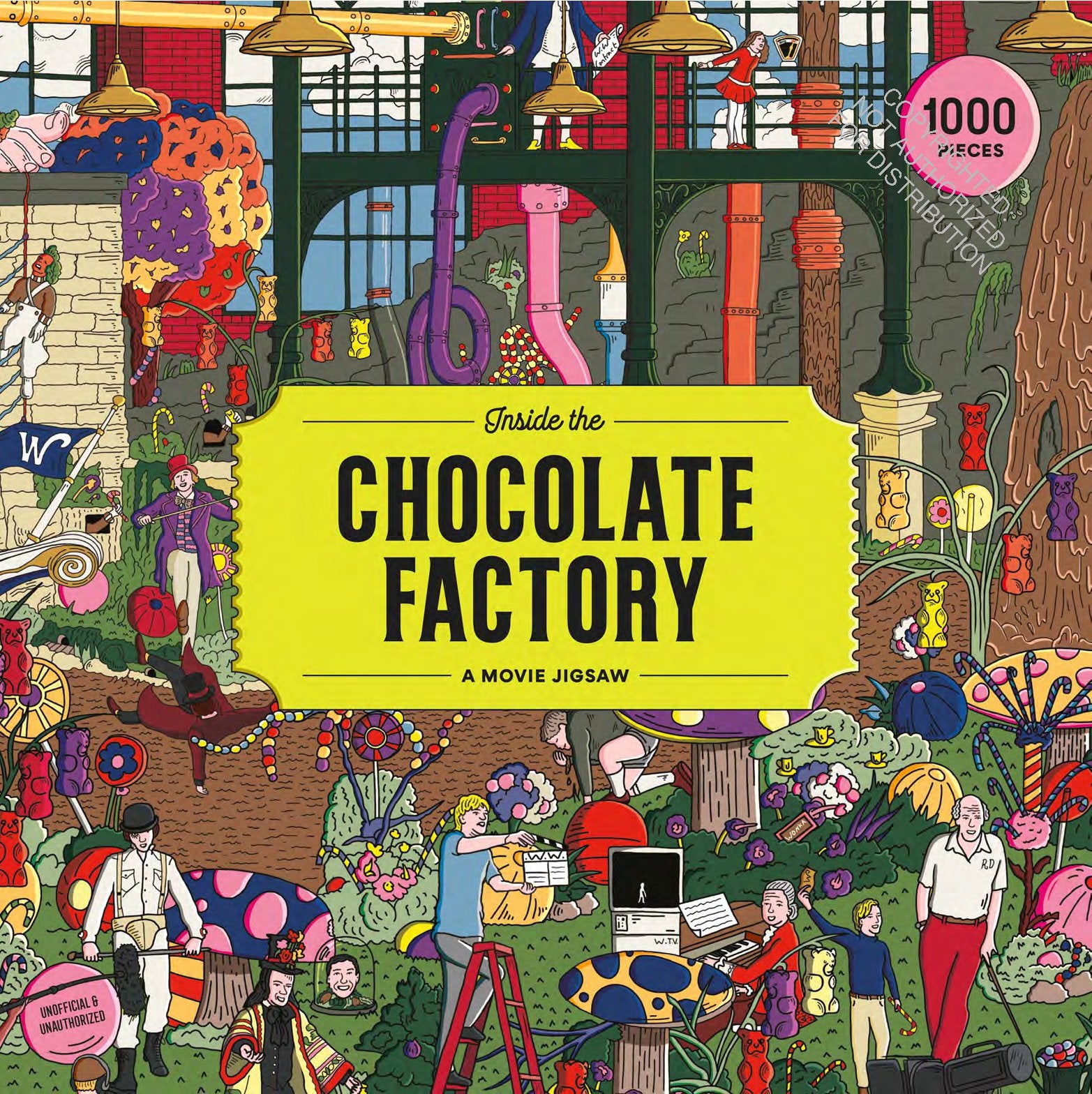 Inside the Chocolate Factory 1000 Piece Jigsaw Puzzle