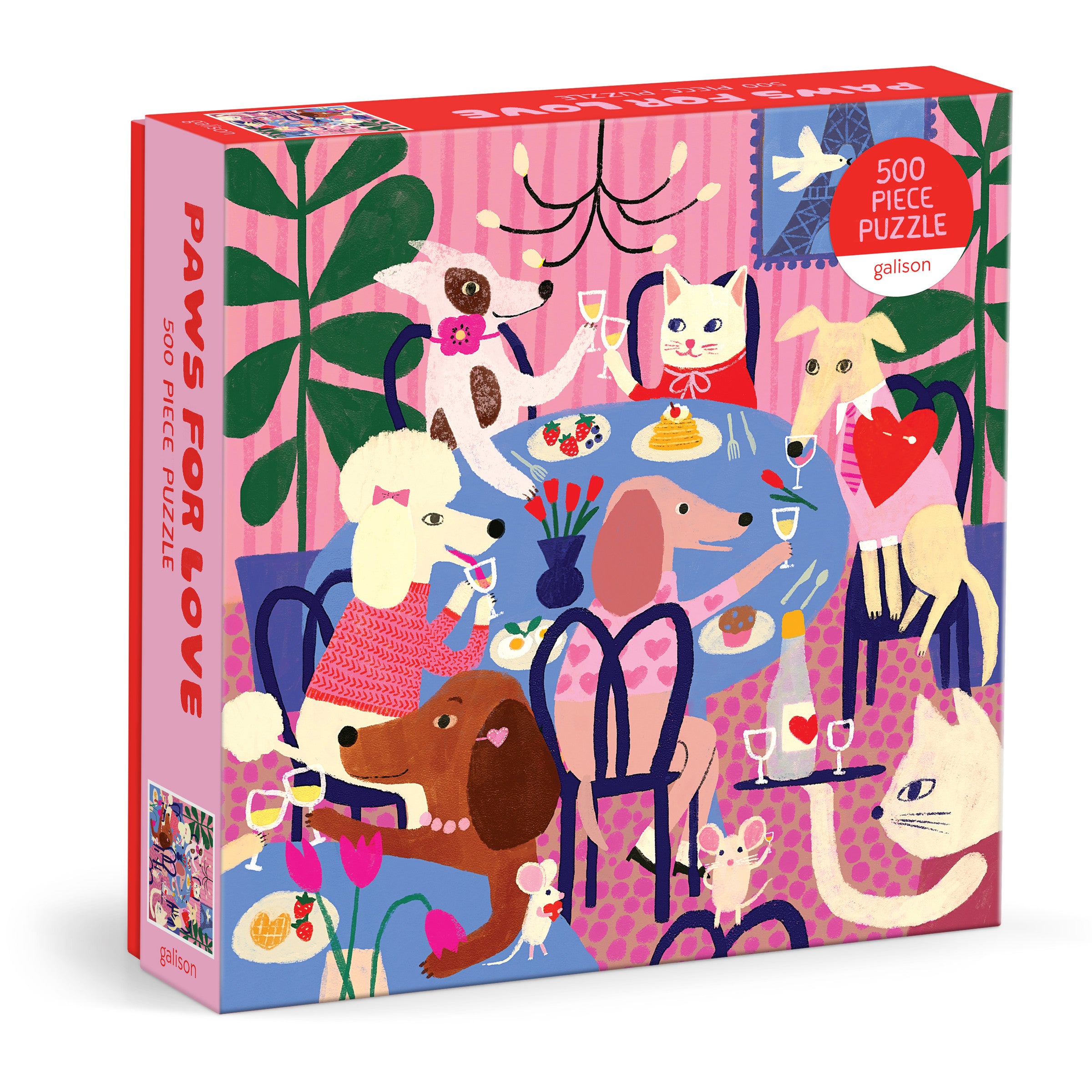 Paws for Love 500 Piece Puzzle