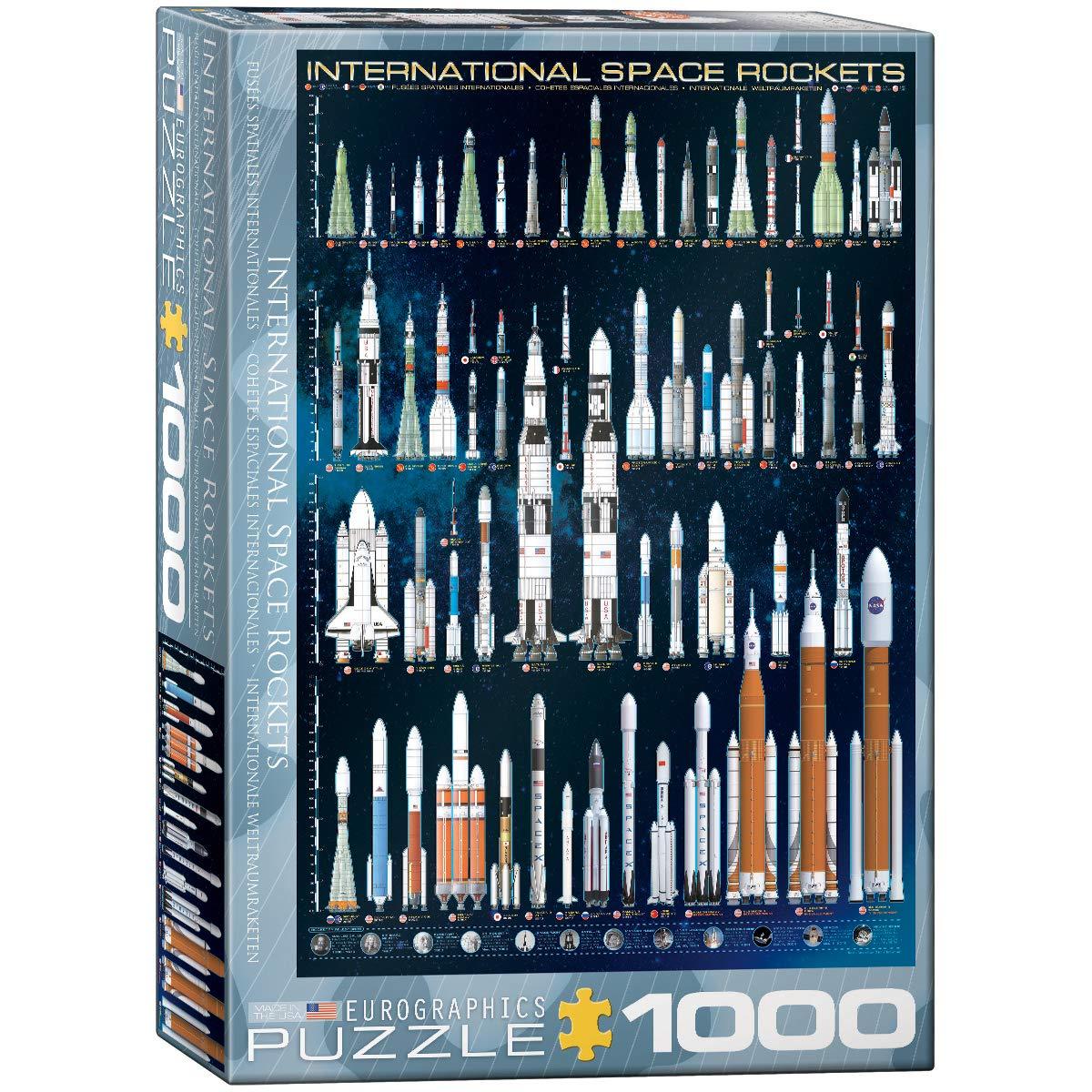International Space Rockets 1000 Piece Jigsaw Puzzle by Eurographics
