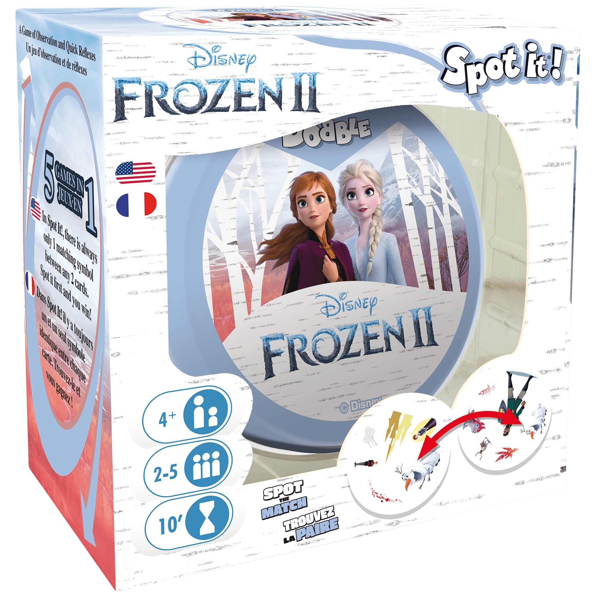 Spot It! Frozen 2 Card Game by Zygomatic