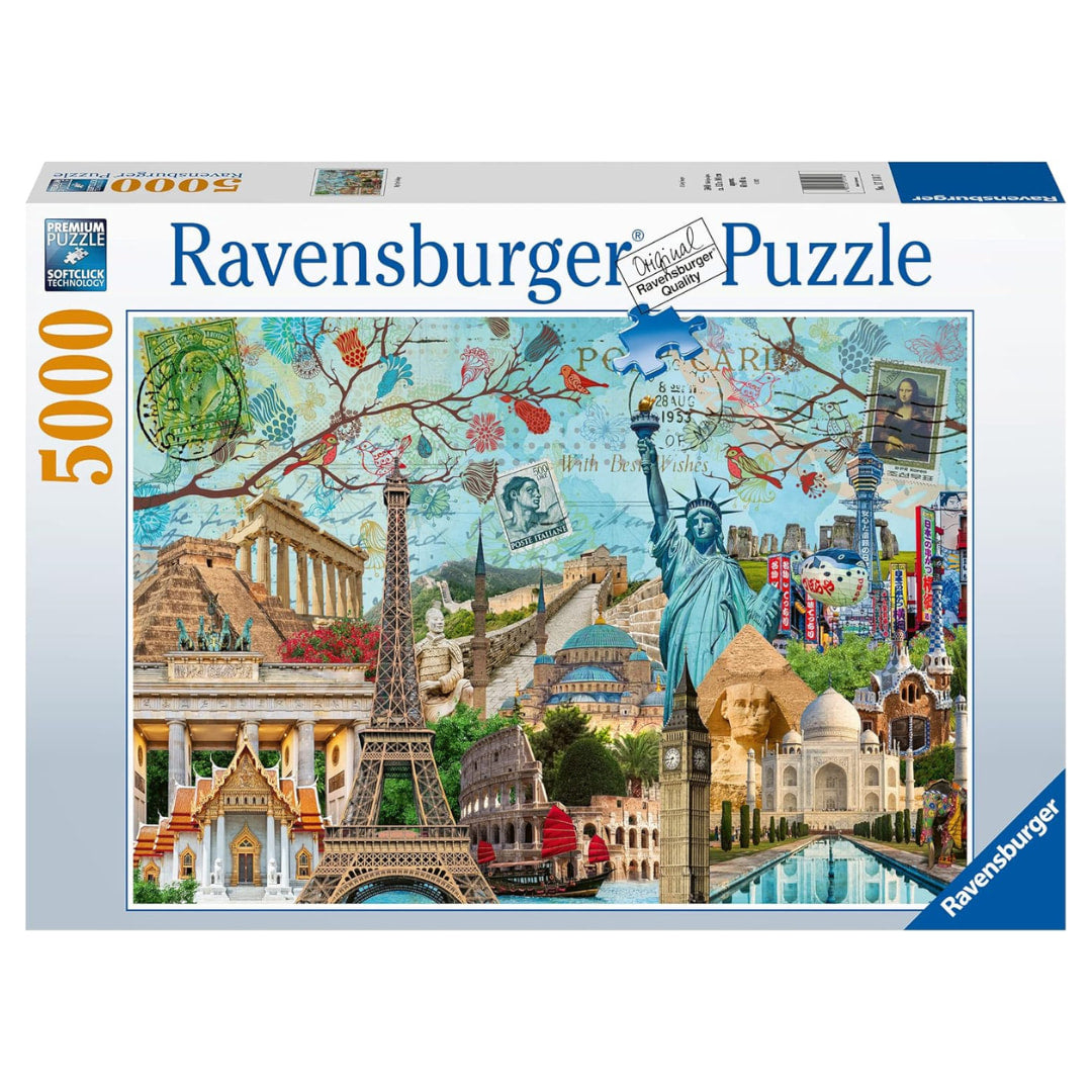 Big City Collage 5000 Piece Jigsaw Puzzle by Ravensburger