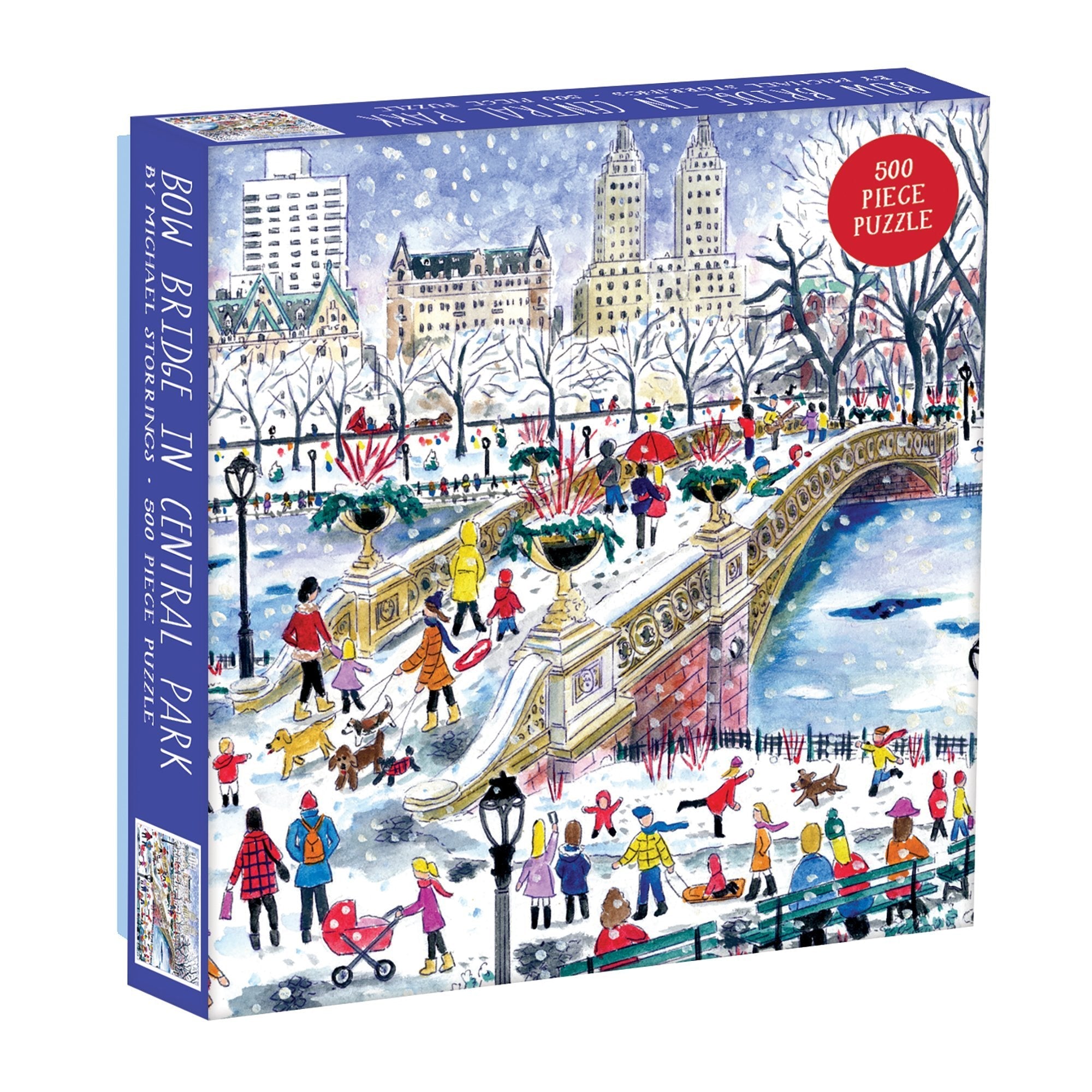 Bow Bridge In Central Park 500 Piece Jigsaw Puzzle by Galison